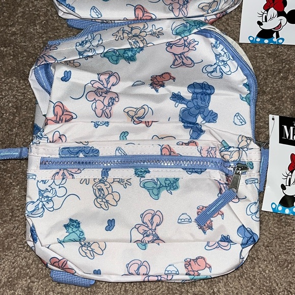 Disney | Accessories | Nwt Disney Minnie Mouse Cream Backpack | Poshmark